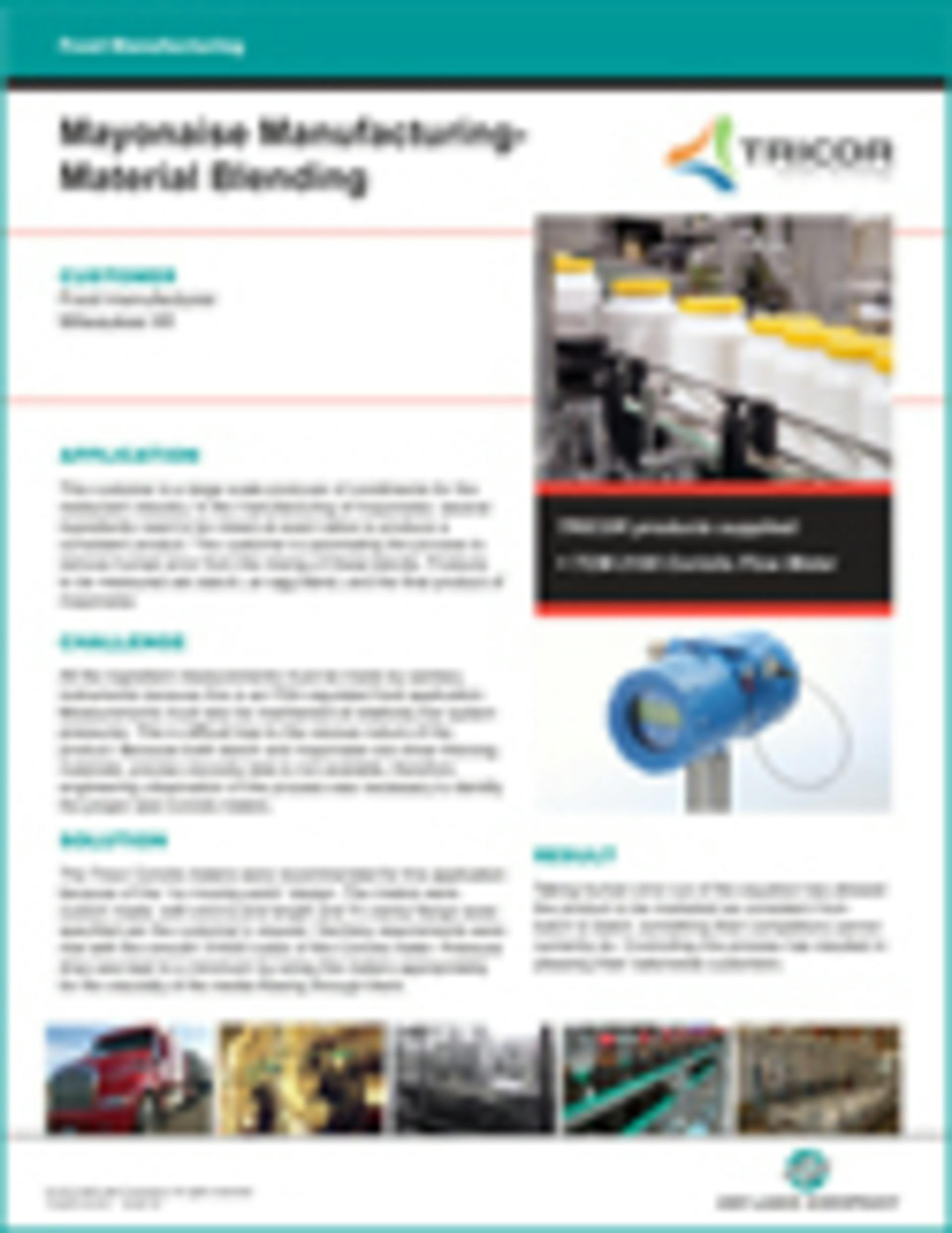 Coriolis Flow Meters–From Paint to Mayonnaise | Processing Magazine