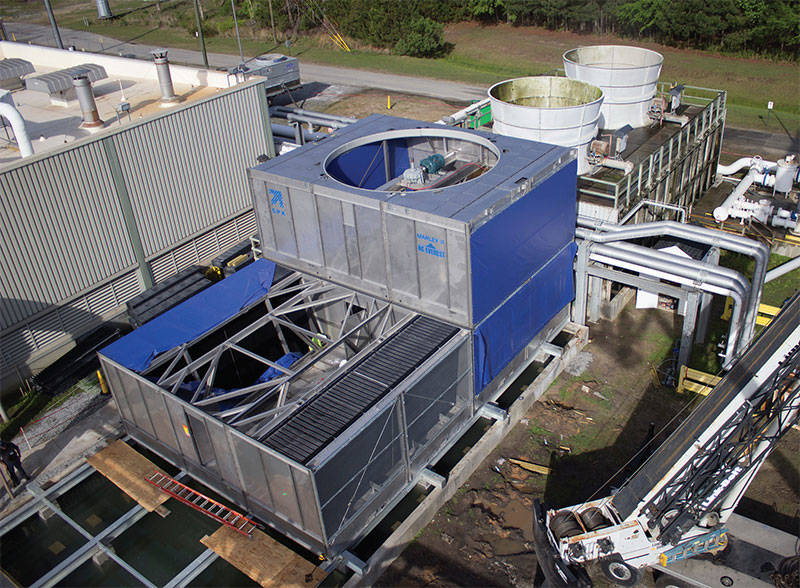 Cooling Tower Counter Flow FRP Round Type Cooling Tower, Induced Draft