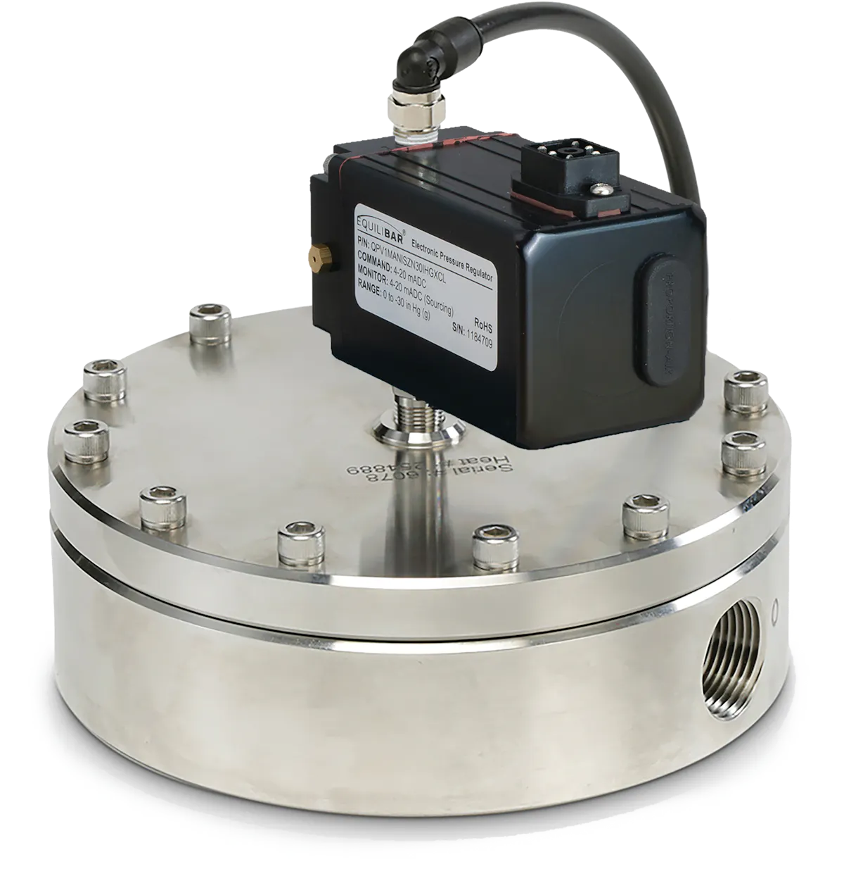 Controlling chemical vacuum processes with direct sealing diaphragm ...